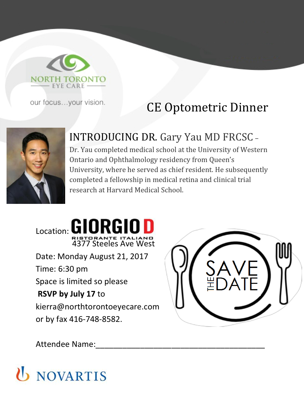 CME Meetings | Open House | North Toronto Eye Care